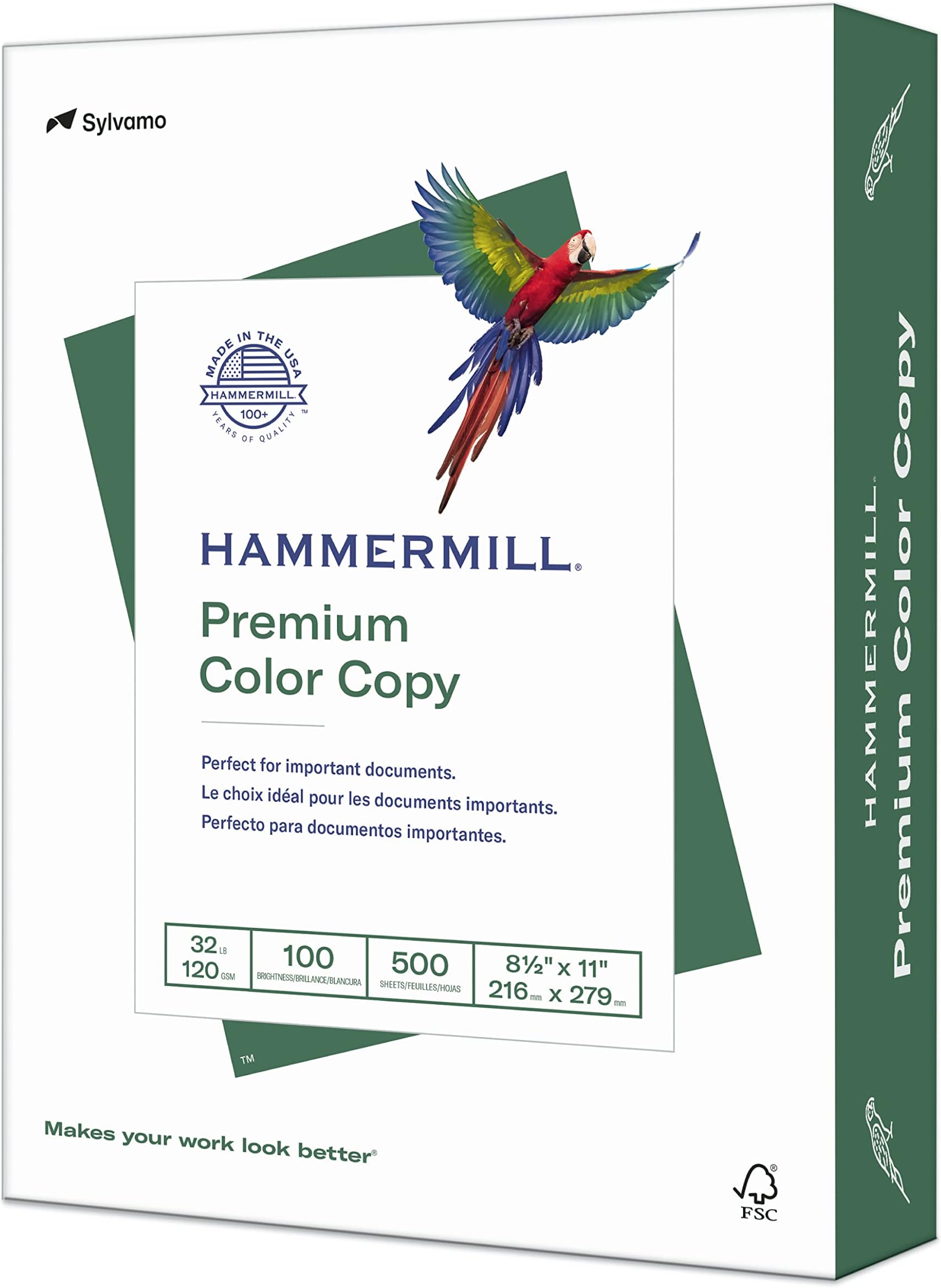 Hammermill Paper, Color Copy Digital, 32 lb, 28 x 21 cm, tamaño carta ...