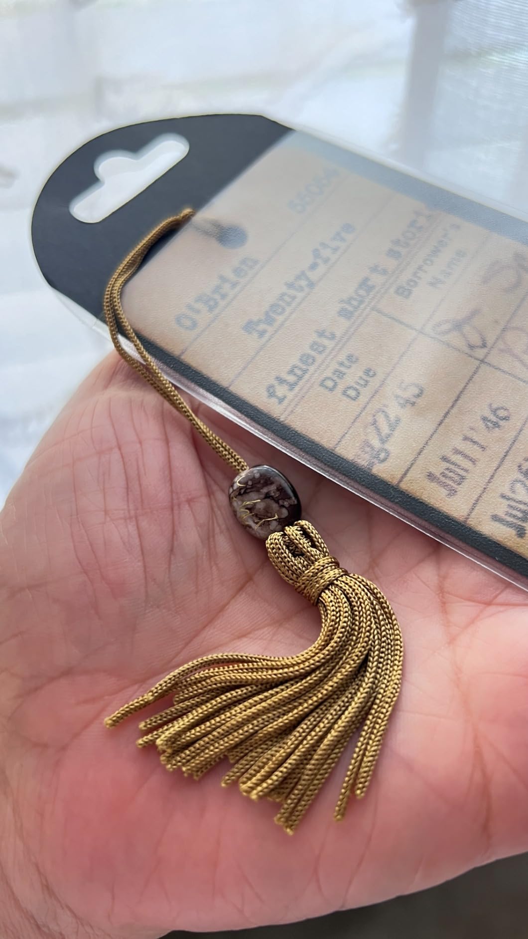 Amazon.com: Vintage Library Card Beaded Bookmark: 9781441341532: Peter ...