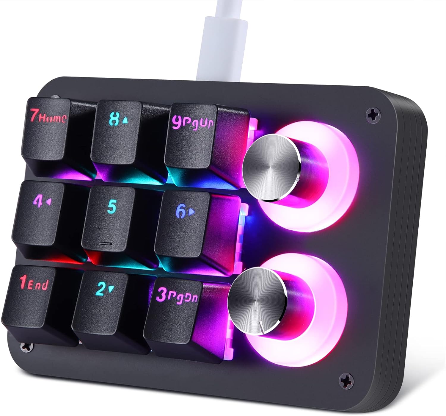 Koolertron One Handed Gaming Keyboard，9 Keys Macro Mechanical Keypads ...