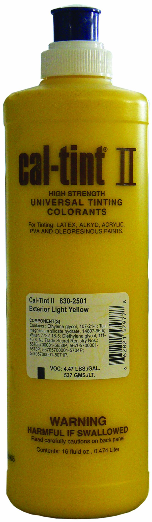 Chromaflo 830-2501 Cal-Tint II 16-Ounce Colorants, Light Yellow - House ...