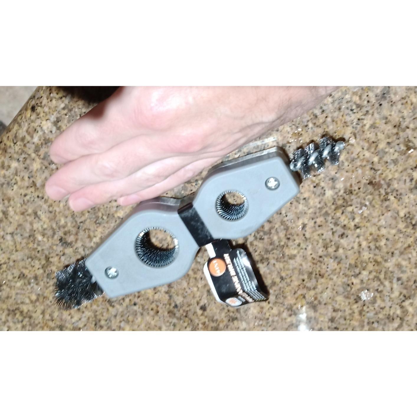 Katzco Pipe Cleaner Tool - 4 in 1-10.6 Inches - Cleans Inside and ...