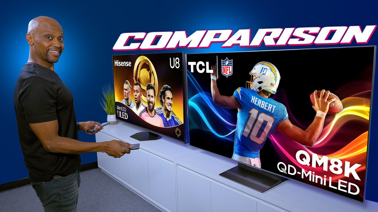 Watch Hisense U8QG VS TCL QM8K Comparison on Amazon Live