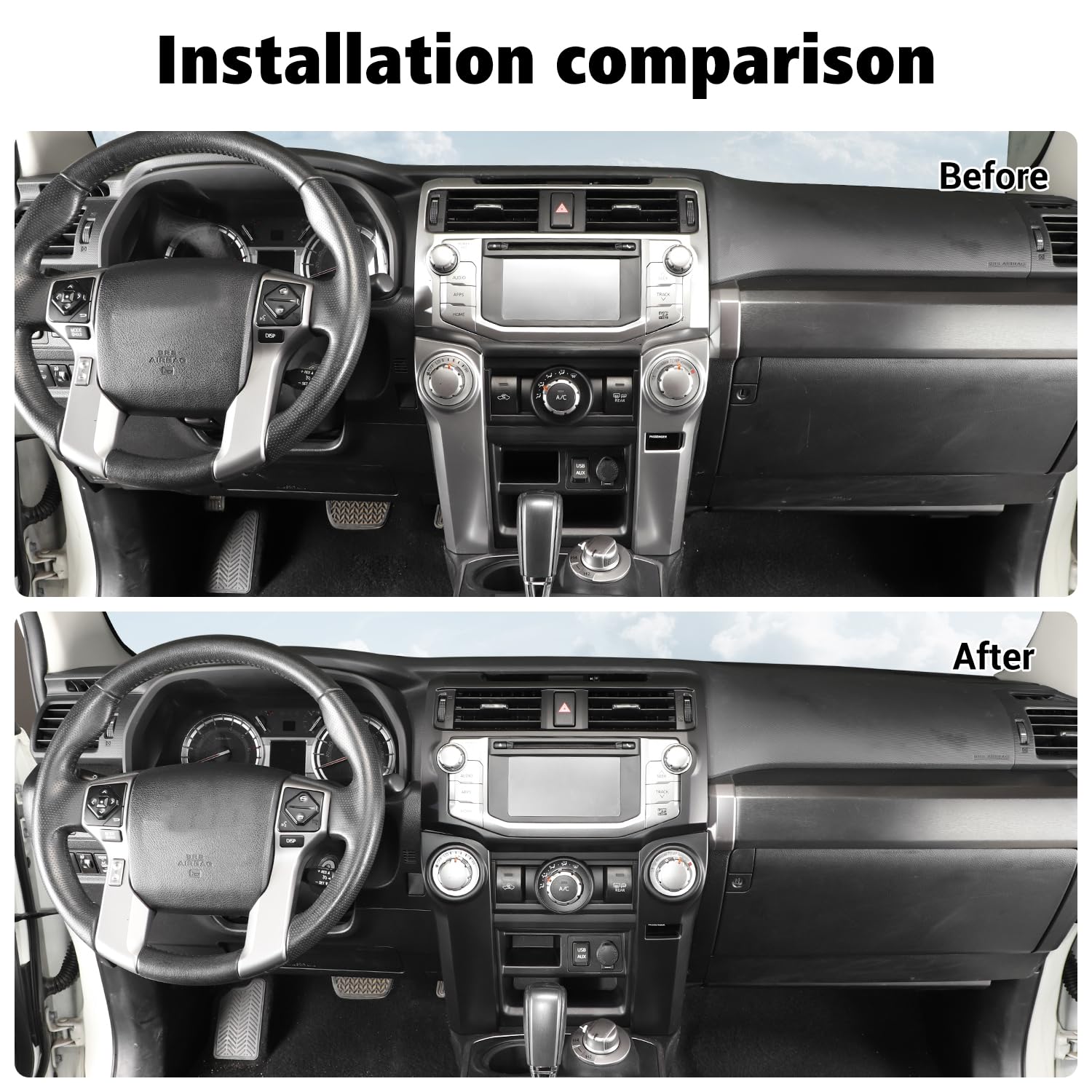 Snapklik.com : Voodonala For Toyota 4Runner Center Console Navigation Panel