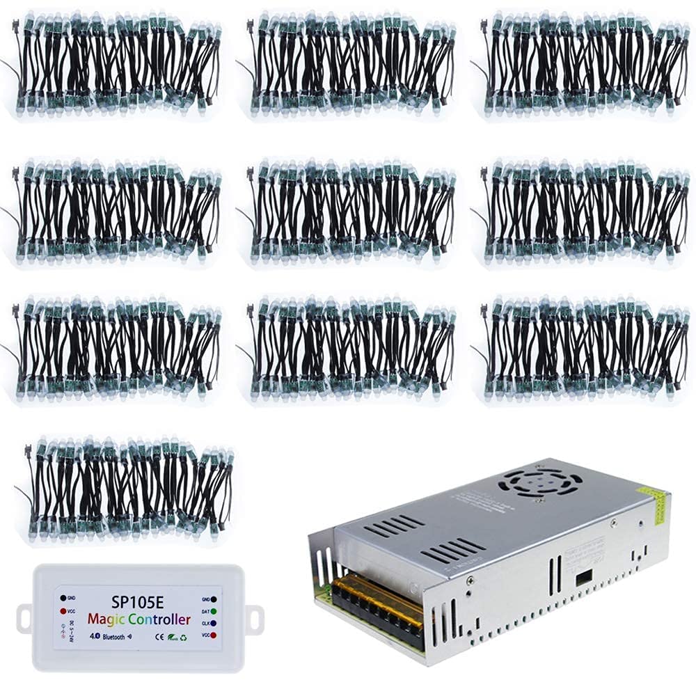 Amazon.com: ALITOVE 500pcs WS2811 Addressable RGB LED Pixels Light ...