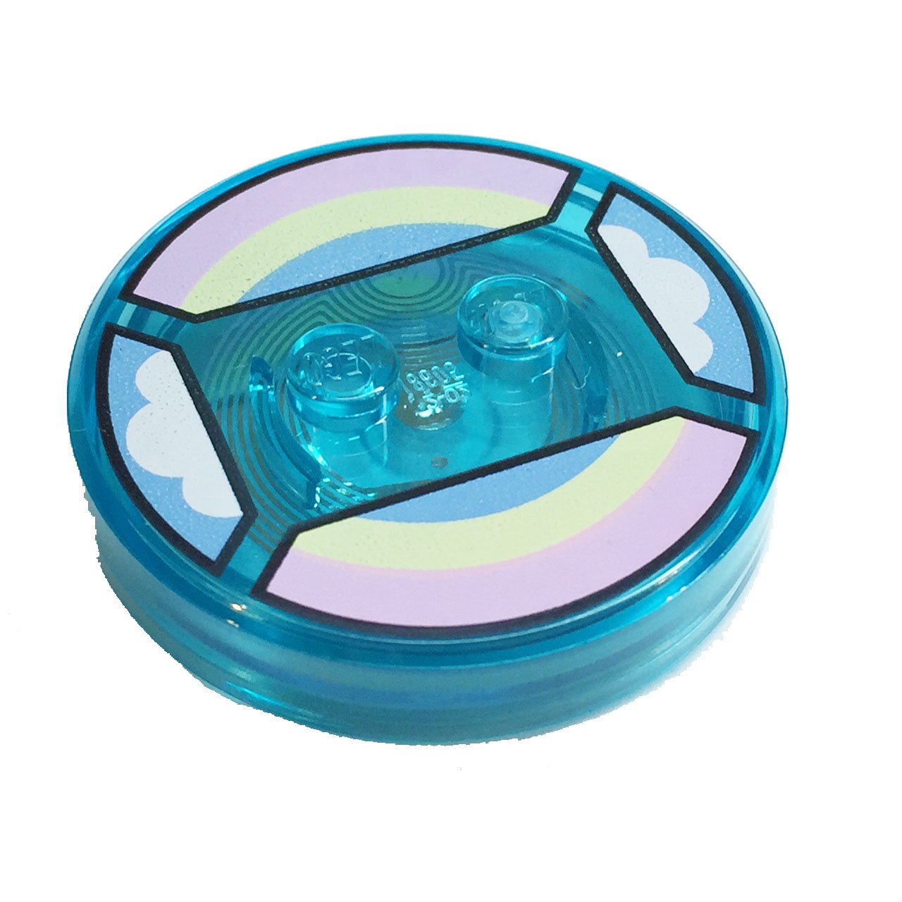 Amazon.com: Lego Parts: Dimensions Toy Tag 4 x 4 x 2/3 with 2 Studs for ...