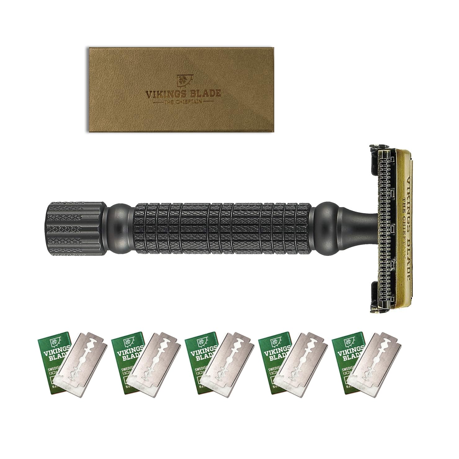 Snapklik.com : Double Edge Safety Razor By VIKINGS BLADE, Fat & Short ...