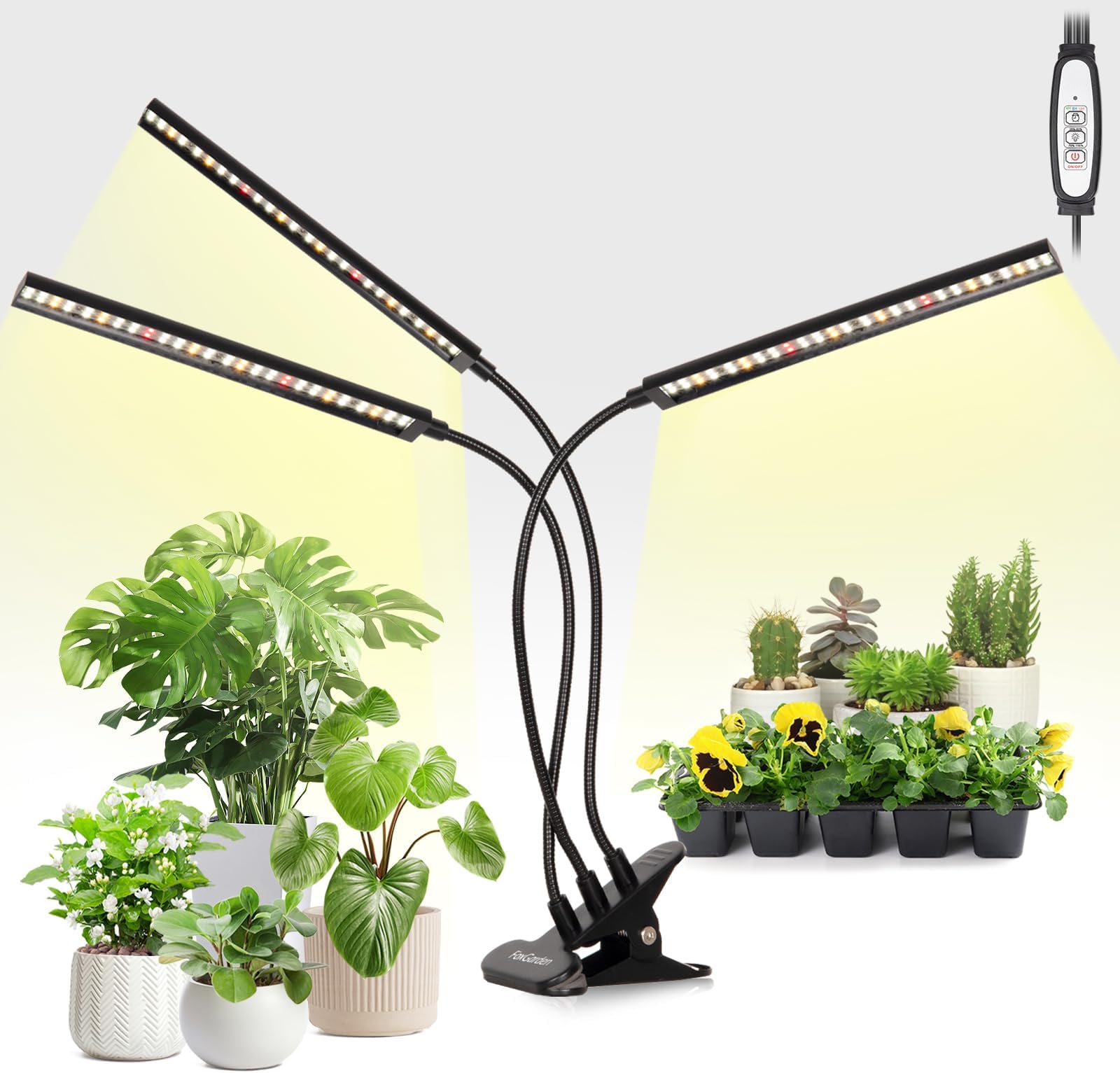 Amazon.com: EWPJDK Grow Light 6500K Full Spectrum Plant Grow Lights 84 ...
