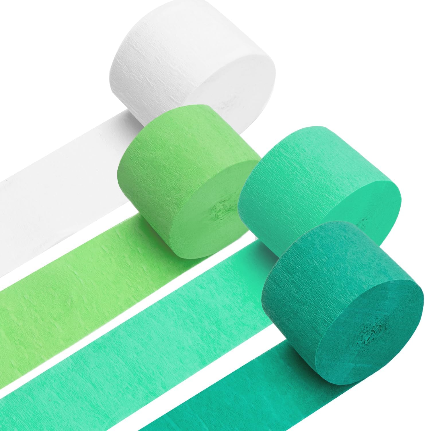 Amazon.com: PIGETALE Crepe Paper Streamers 4 Rolls 328ft, Pack of Green ...