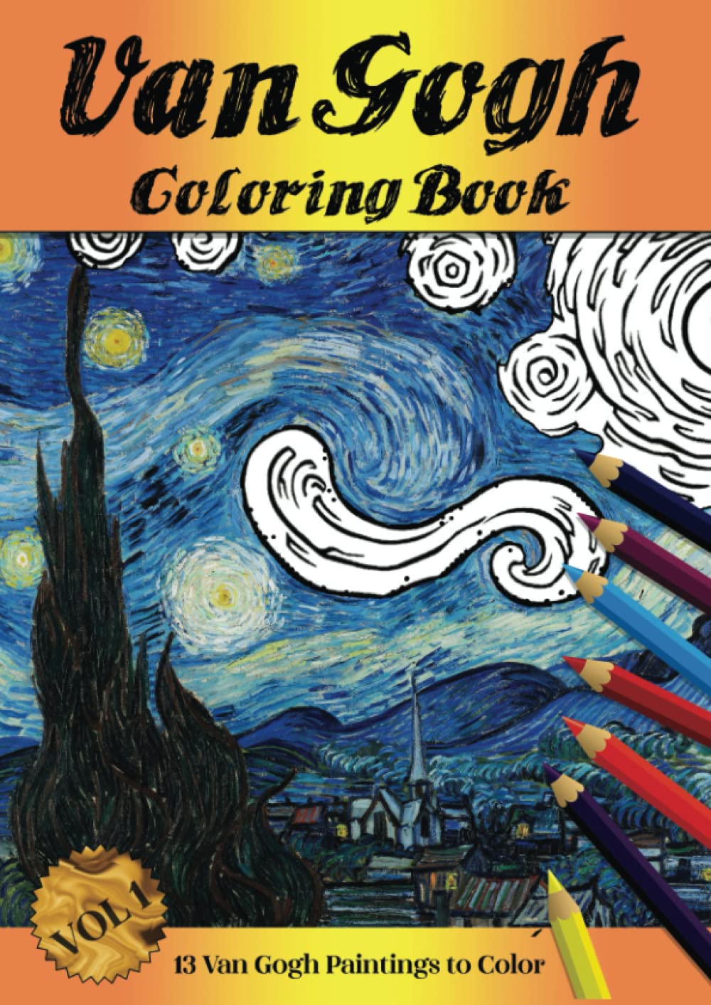 Van Gogh Coloring Book 13 Van Goghs Masterpiece To Color | Desertcart INDIA