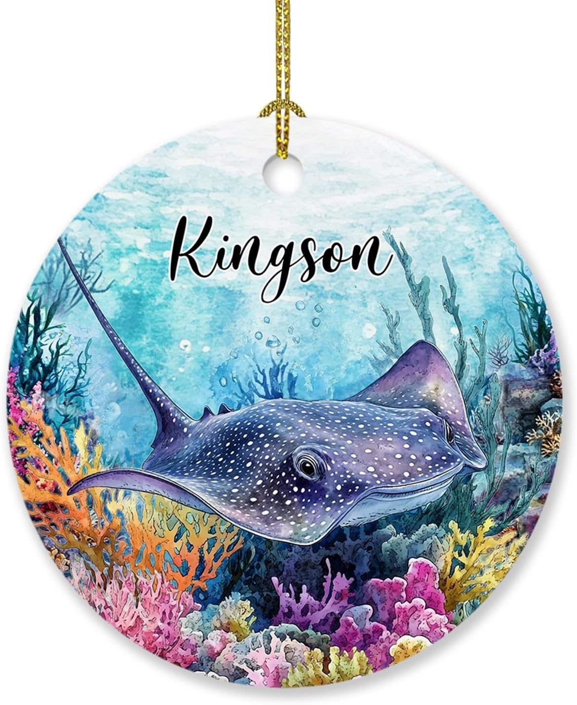 Amazon.com: Personalized Devil Stingray Christmas Ornament 2024 ...