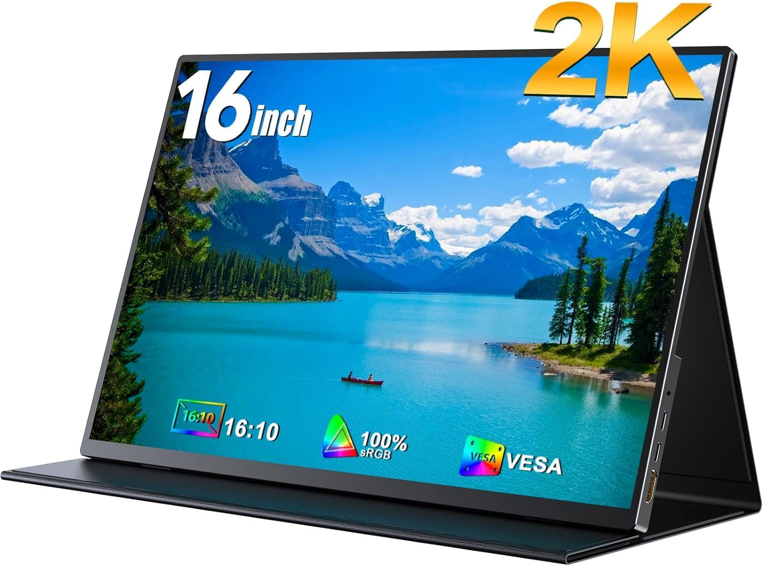 EVICIV Portable Monitor, 16 Inch 2K Gaming Monitor, 2560 * 1600 ...