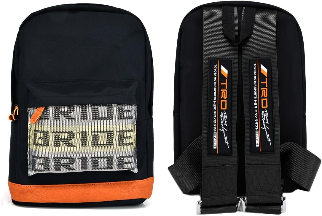 Amazon.com : Bride Racing Backpack Seat Fabric Harness Strap Zipper ...