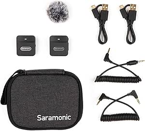 Saramonic Blink 100 B1 TX+RX 2.4GHz Micro Clip-On Wireless System w ...