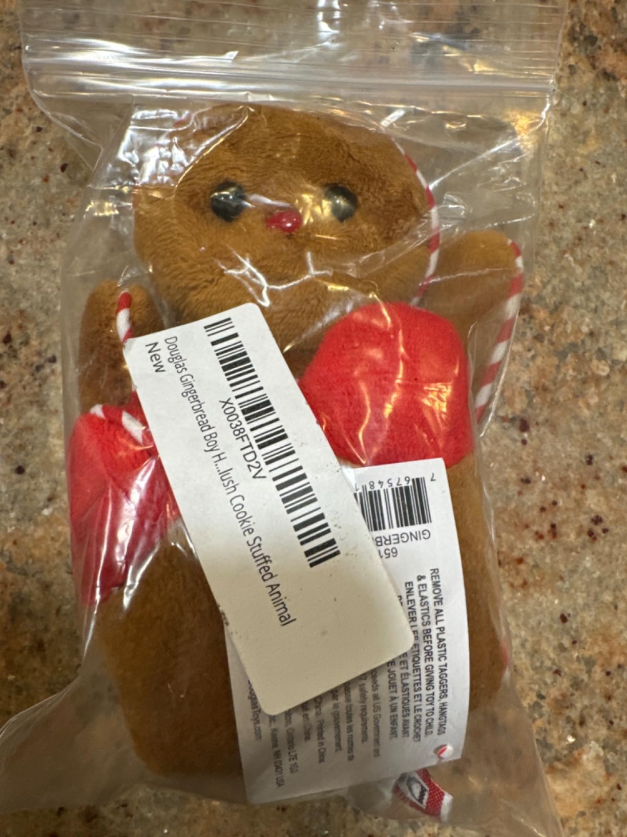 Amazon.com: Douglas Gingerbread Boy Holiday Plush Cookie Stuffed Animal ...