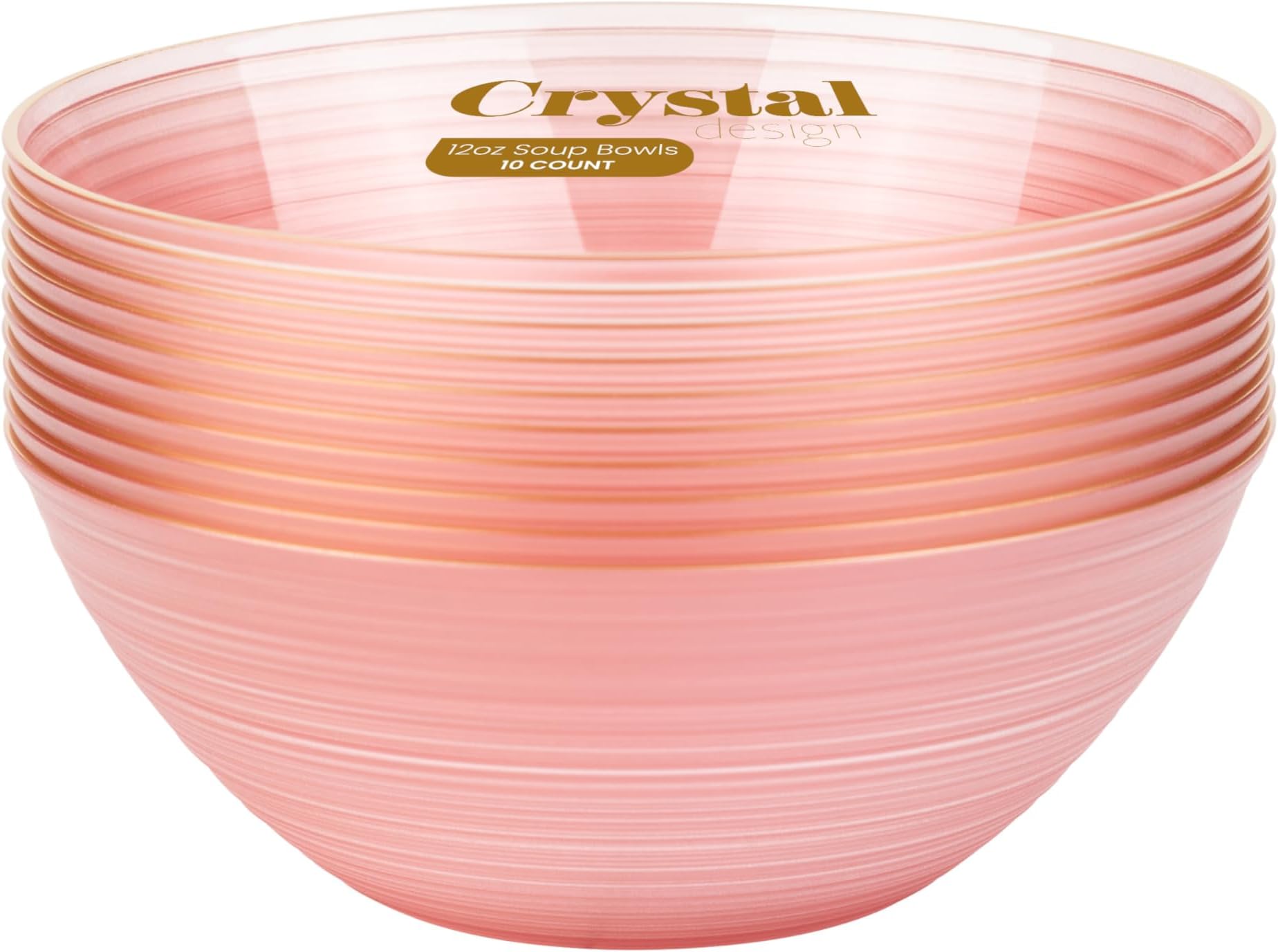 Amazon.com: Yungyan 200 Pack Disposable Clear Plastic Bowls for Party ...