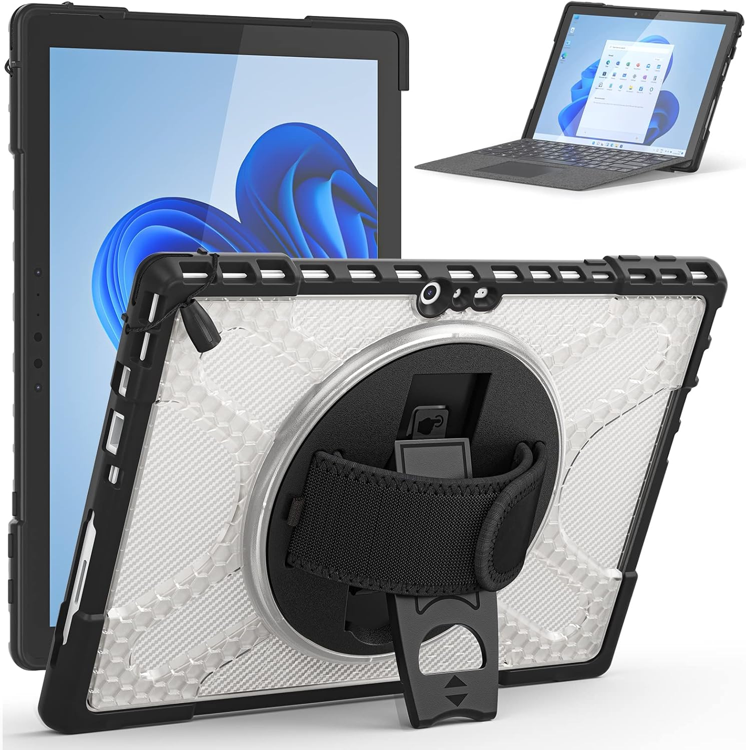 Amazon.com: Junfire Protective Case for Microsoft Surface Pro 7 Plus ...