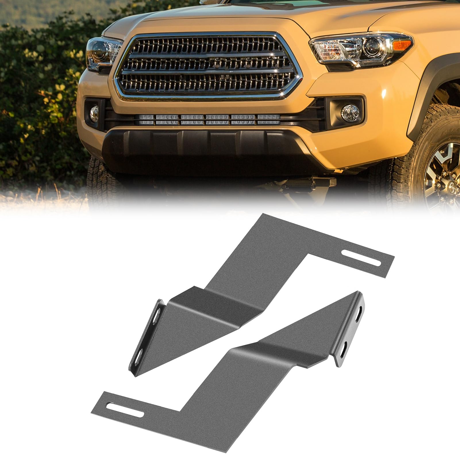Snapklik.com : Dasen 32" 180W LED Light Bar & Front Hidden Bumper ...
