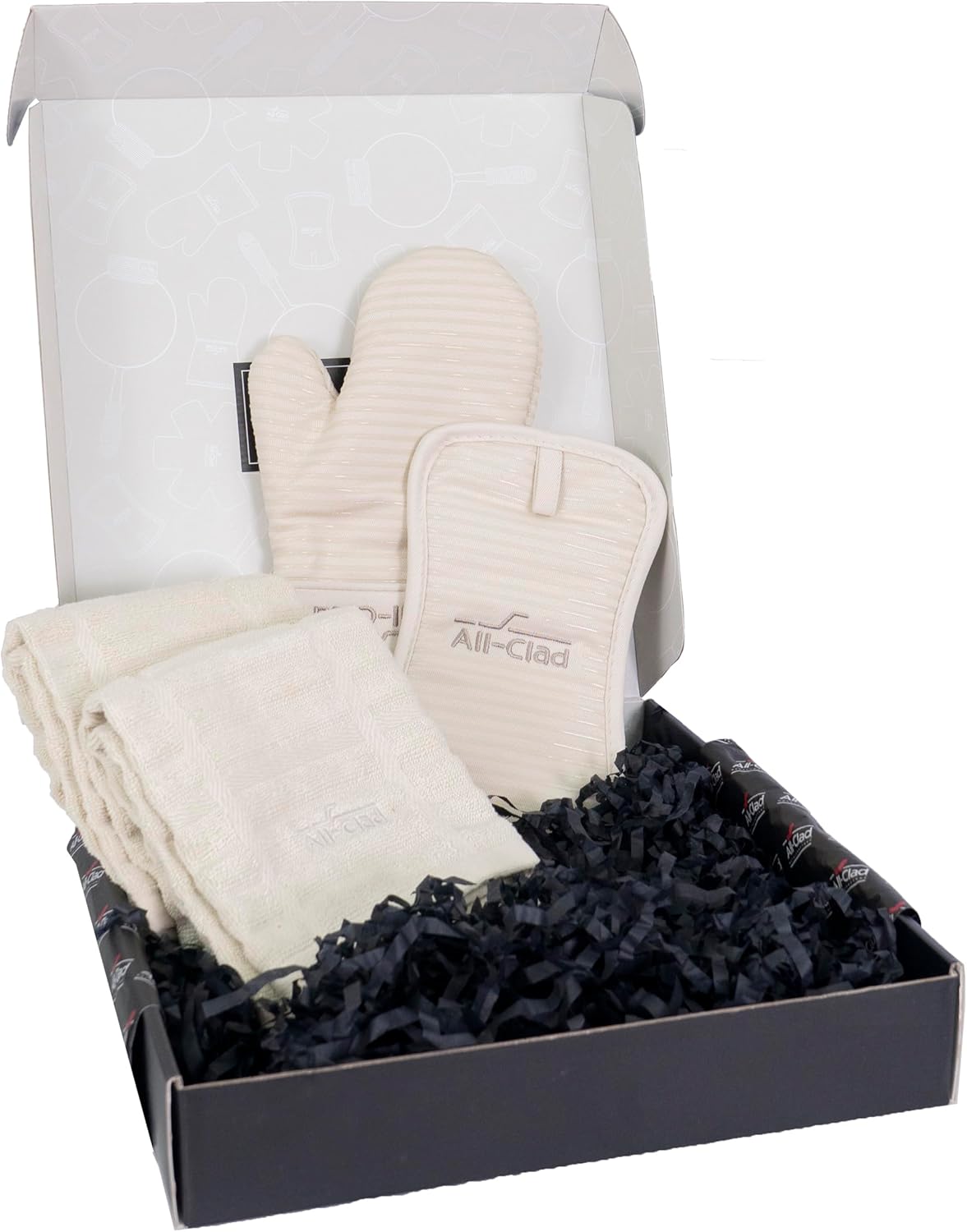 Amazon.com: All-Clad Gift Set, 100% Cotton Kitchen & Dining Linen Set ...