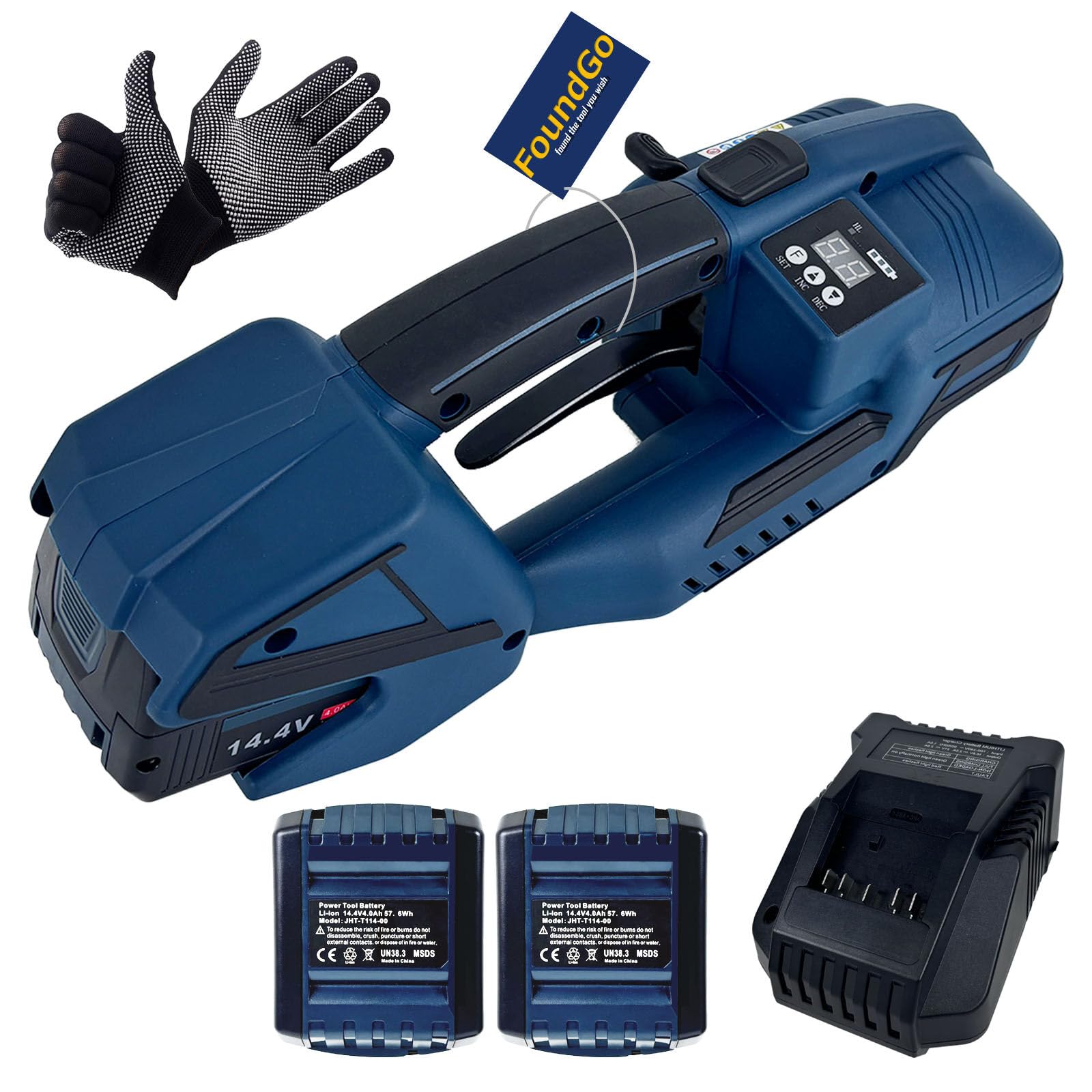 Amazon.com: Electric Strapping Machine with LCD Screen Tool Portable ...