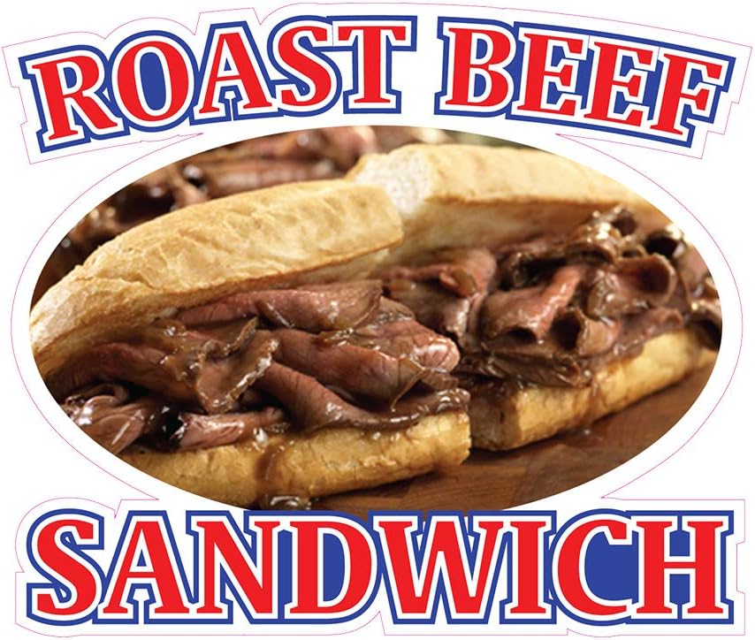 Amazon.com: Food Truck Decals Roast Beef Sandwich Concession Restaurant ...