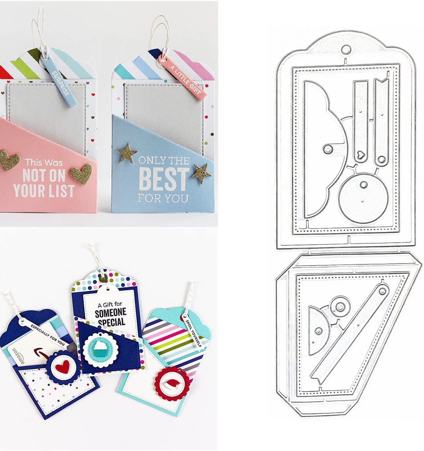 Amazon.com: Christmas Cookie Jar Metal Die Cuts Cutting Dies, Christmas ...