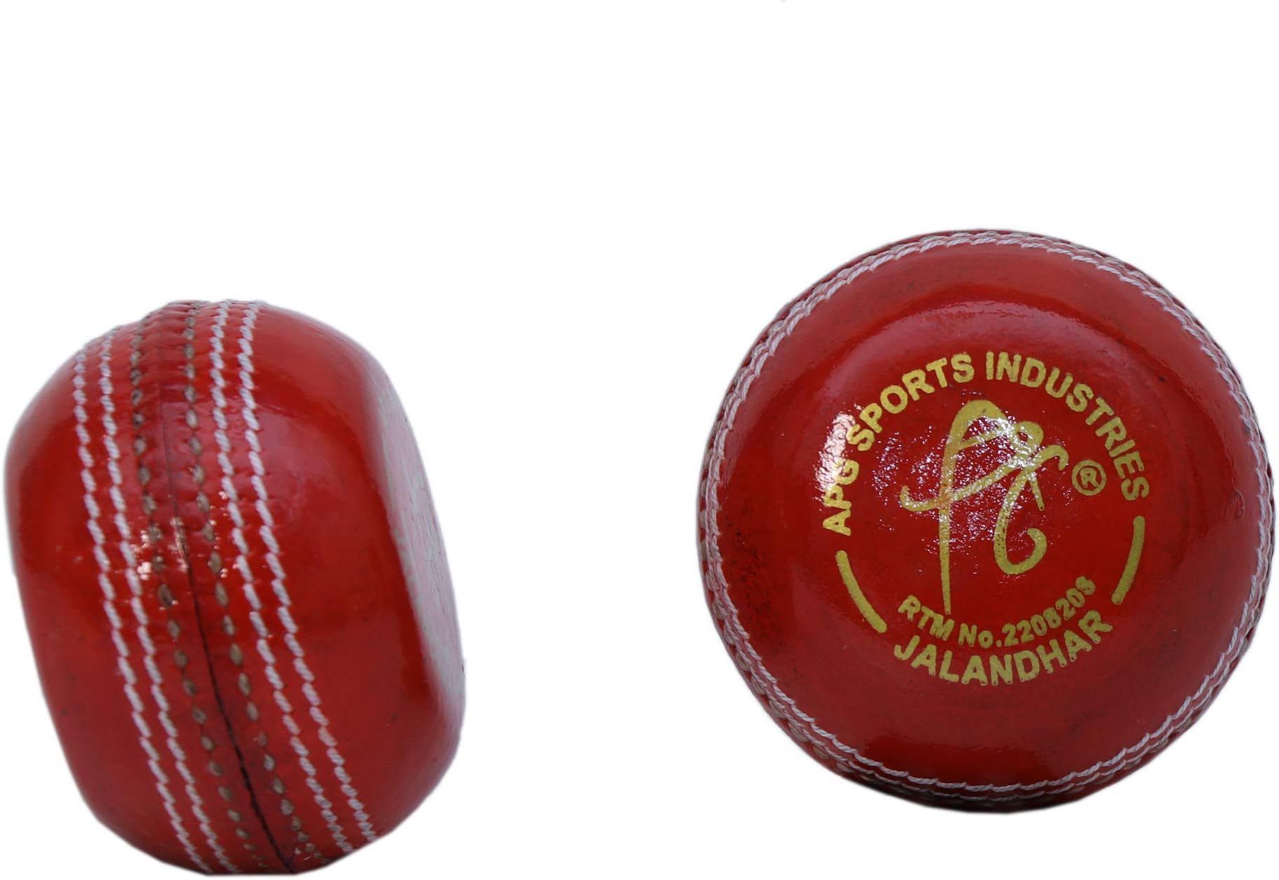 Gortonshire Leather Heavy Cricket Ball 250-300 Grams, Red : Amazon.in ...
