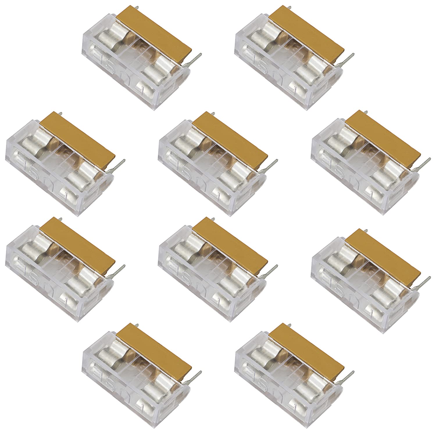 5 x 20mm Fuse PCB Panel Mount Holder Case FMHXG 10PCS Panel Mount PCB ...