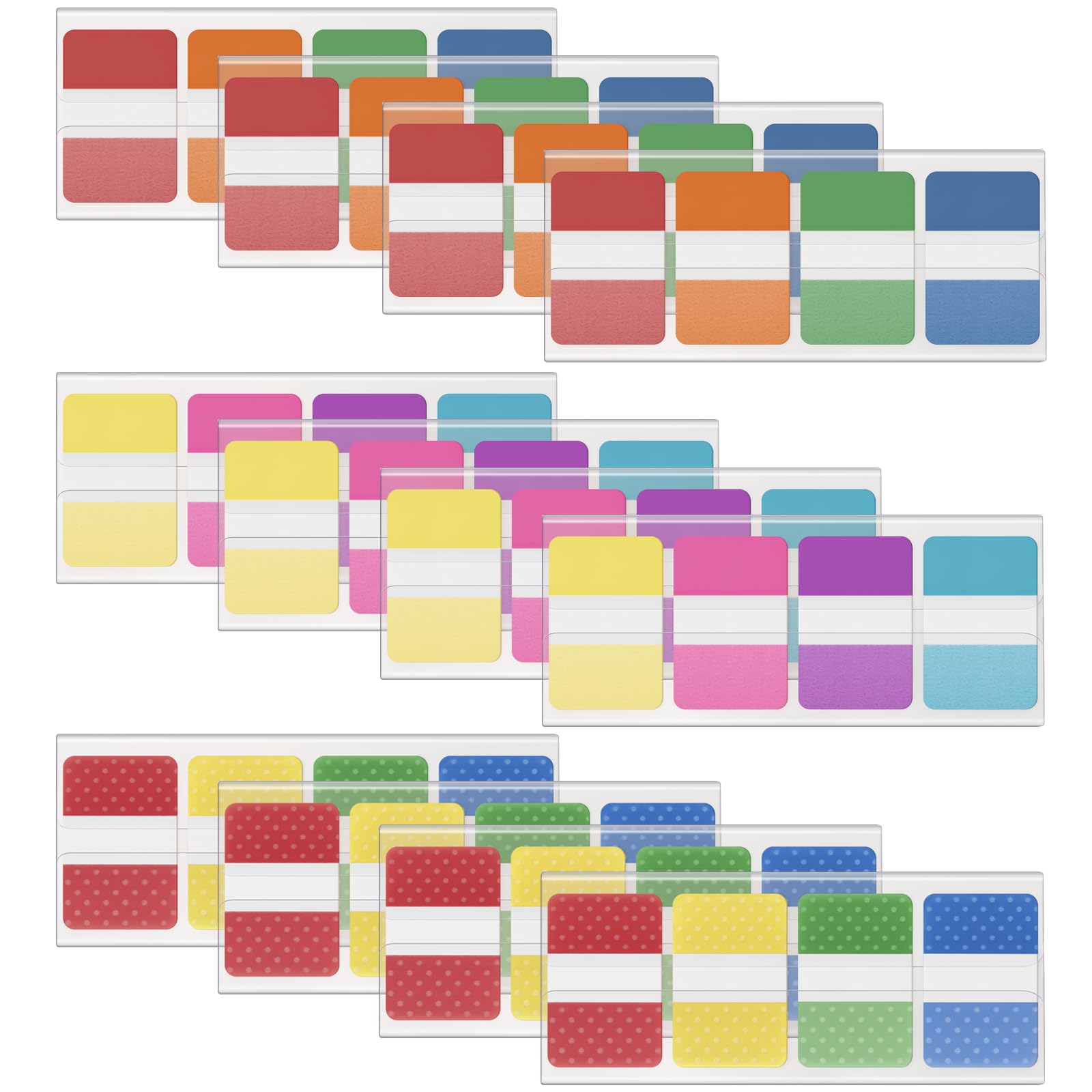 Snapklik.com : Sticky Index Tabs 960 Pcs, 1 Inch Divider Tabs Stick On ...