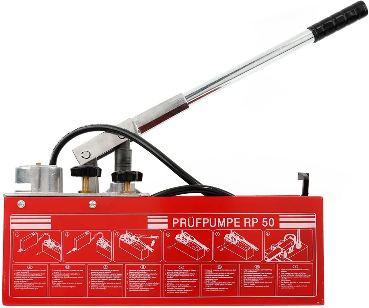 IRONWALLS Hydraulic Manual Water Pressure Compression Test Pump Water ...