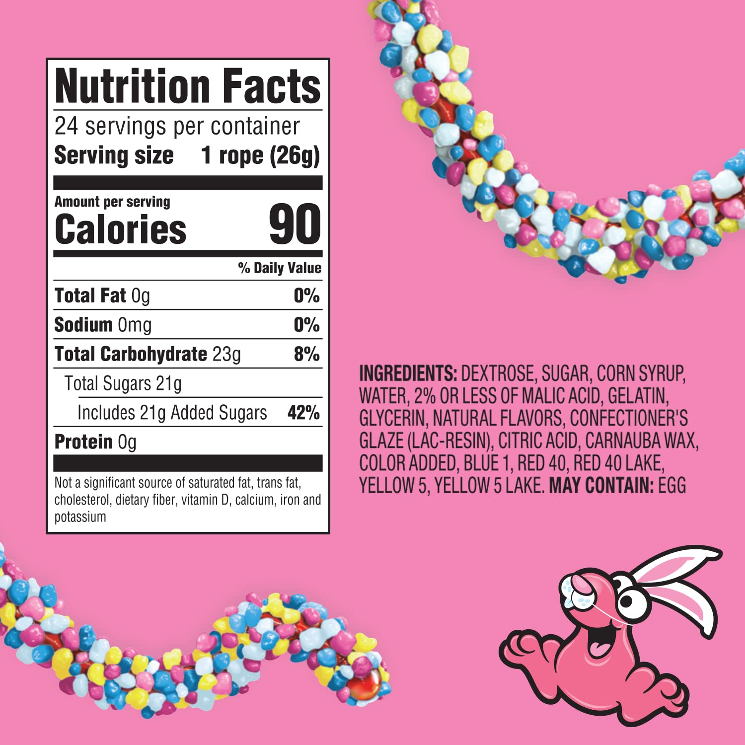 Snapklik.com : Nerds Rope Easter Candy Single Serving, Individually ...
