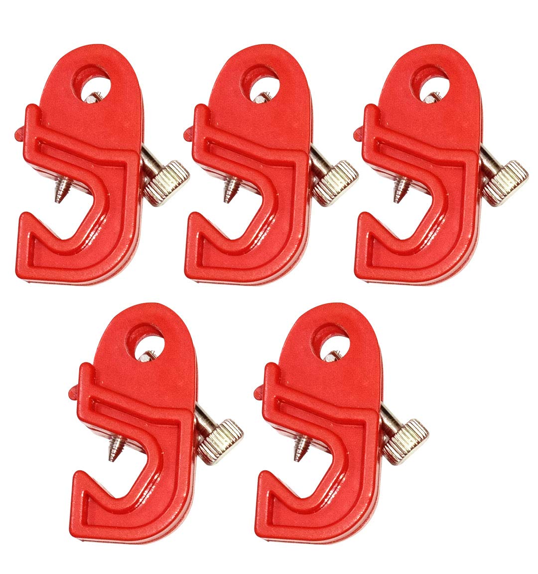 Red Circuit breaker lockout Set of 5 : Amazon.in: Industrial & Scientific