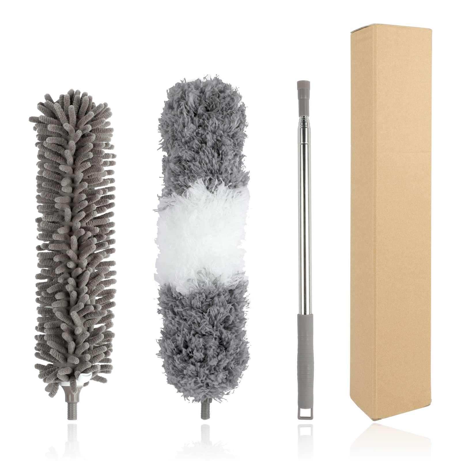 7 x Brand New Microfiber Duster for Cleaning, KissDate 100 Inches Tele ...