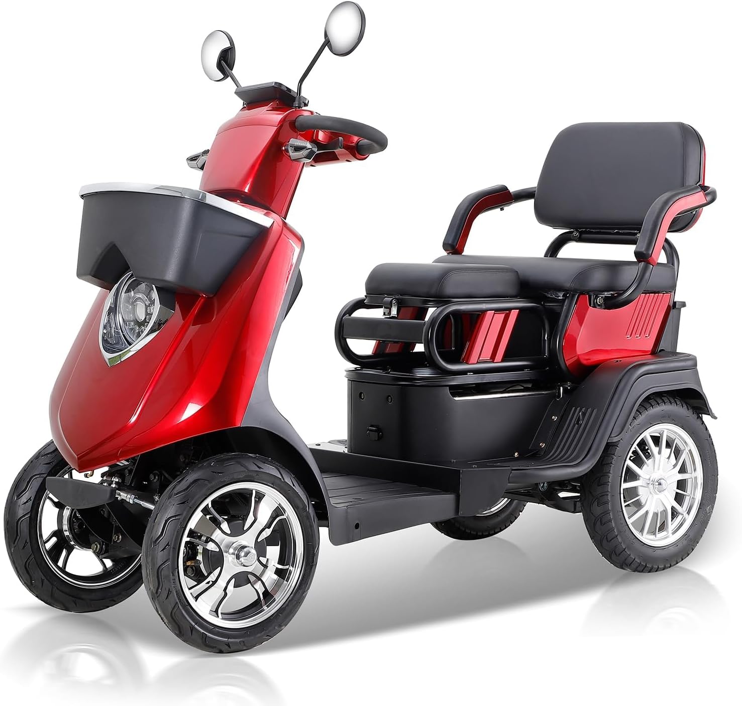 Amazon.com: Double Seat Electric Mobility Scooter | 60V 1000W Motor ...