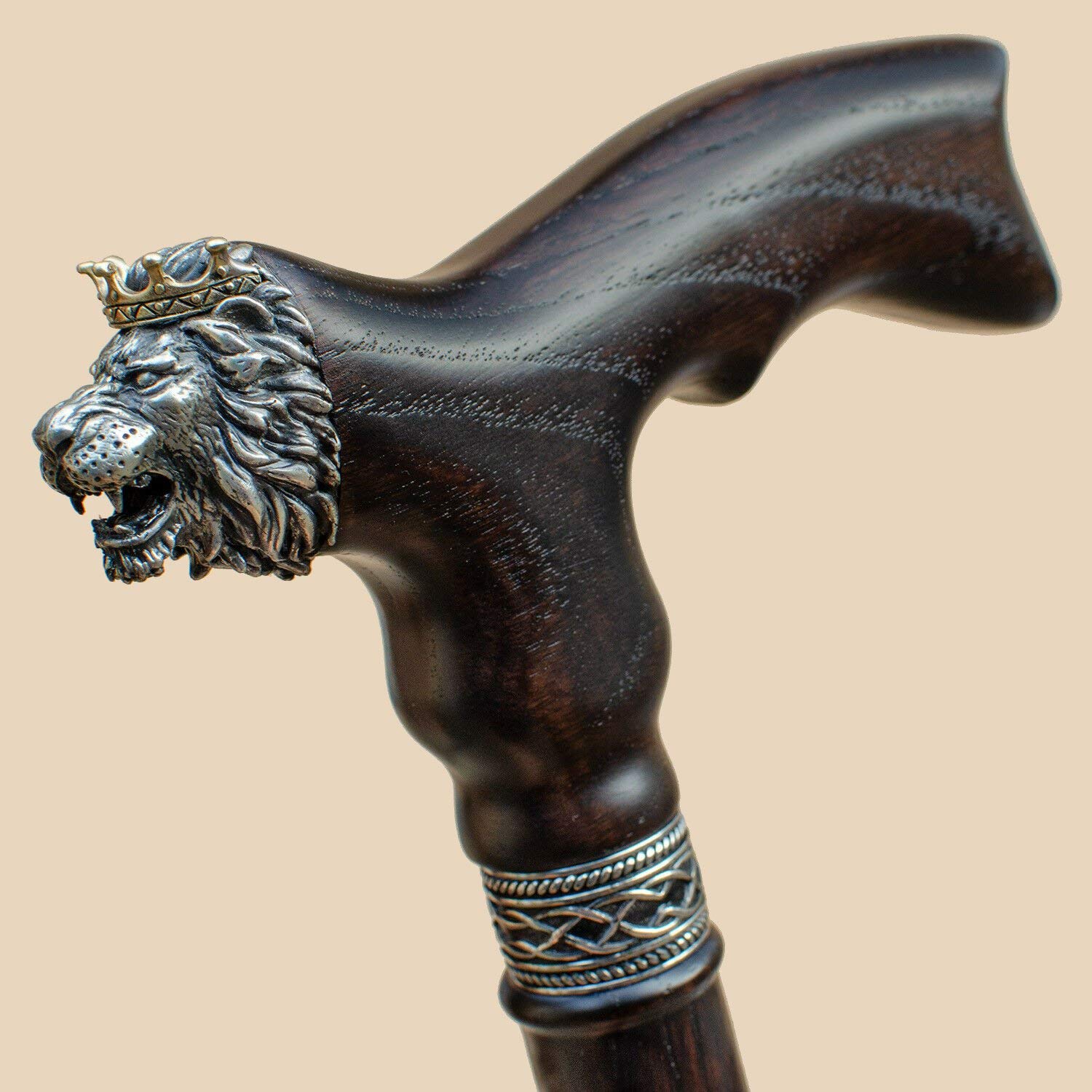 Custom Lion King - Walking Cane Cool Men's Wooden Canes Stylish Walking ...