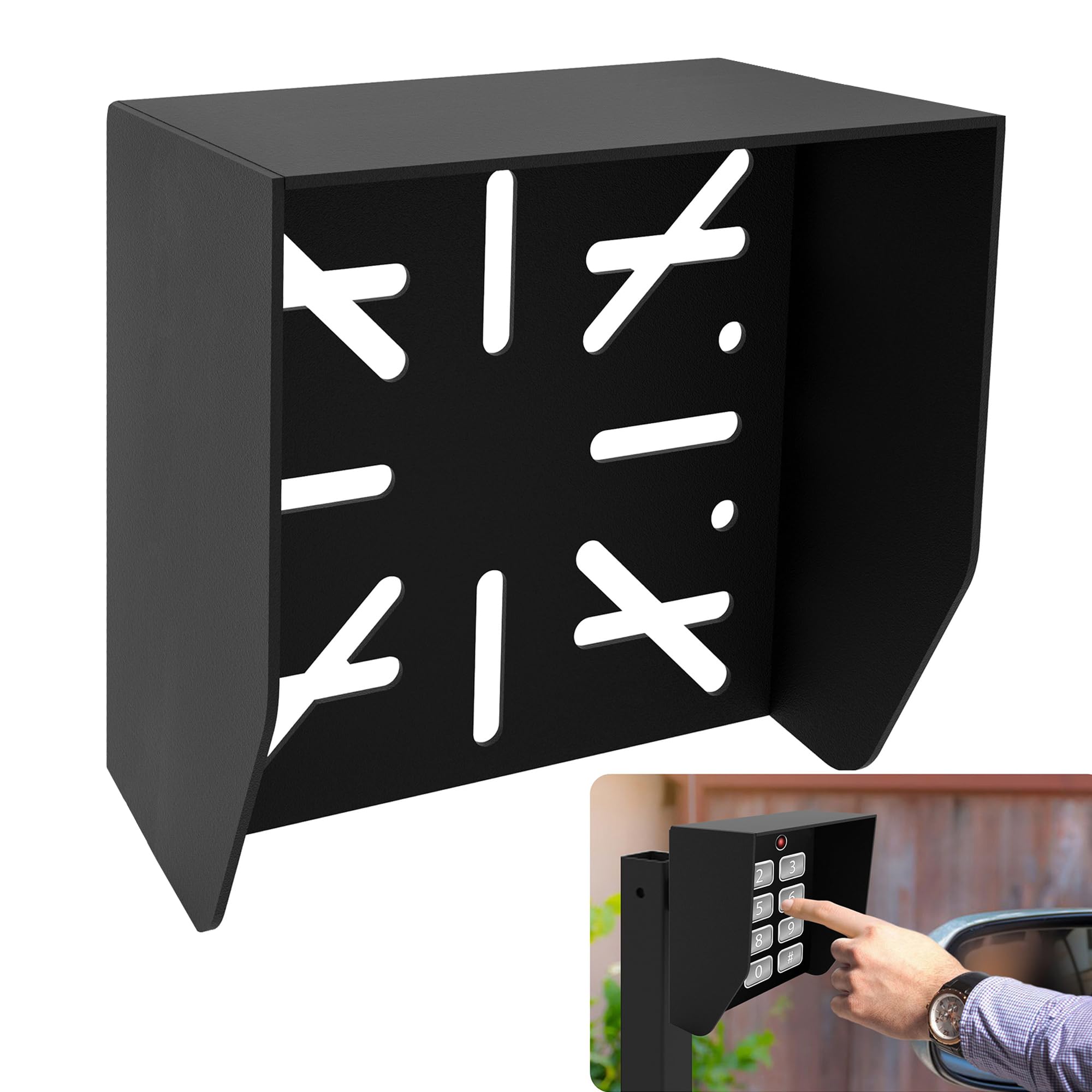 Amazon.com: YZZHAJ Waterproof Cover Keypad Mounting Post Bracket, 4x4 ...