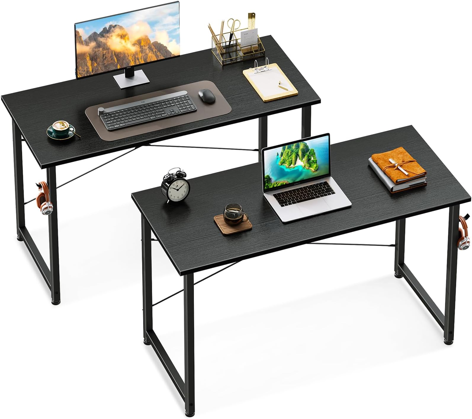 Amazon.com: Casaottima 54 Inch Computer Desk for Home Office, Study ...