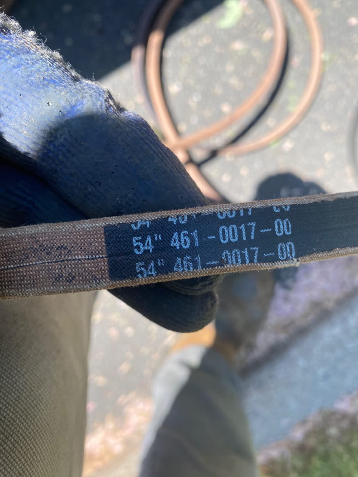 Amazon.com : Spartan Mowers 461-0017-00 Deck Belt 54-Inch KG XD Pro ...