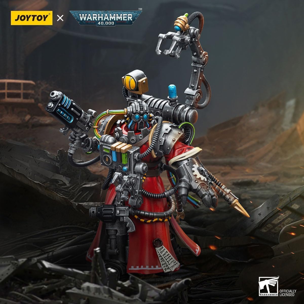 LEBOO JOYTOY Warhammer 40k 118 Figura de acción Adeptus Mechanicus ...