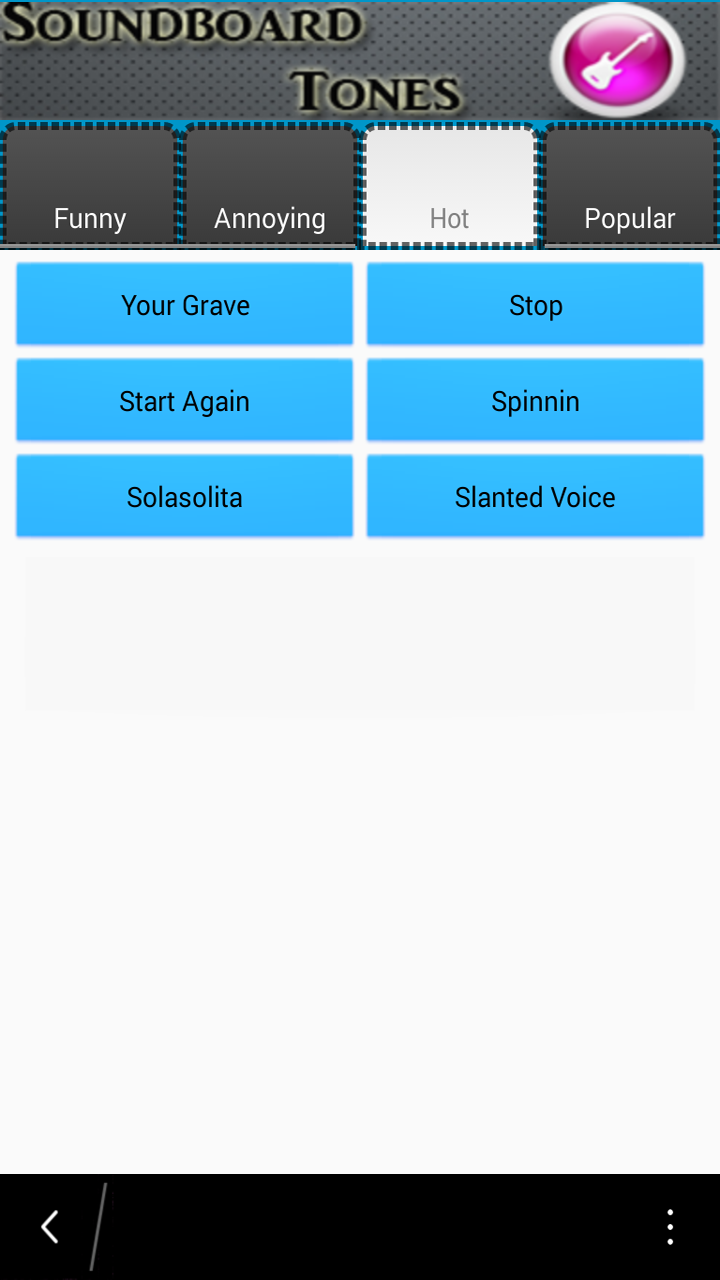 Soundboard tones - App on Amazon Appstore
