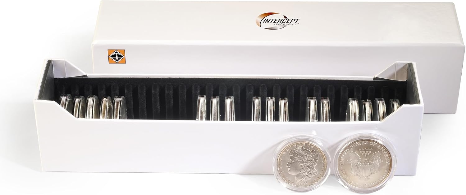 Amazon.com : LIGHTHOUSE - Storage Box with Tracks for 25 Round Coin ...