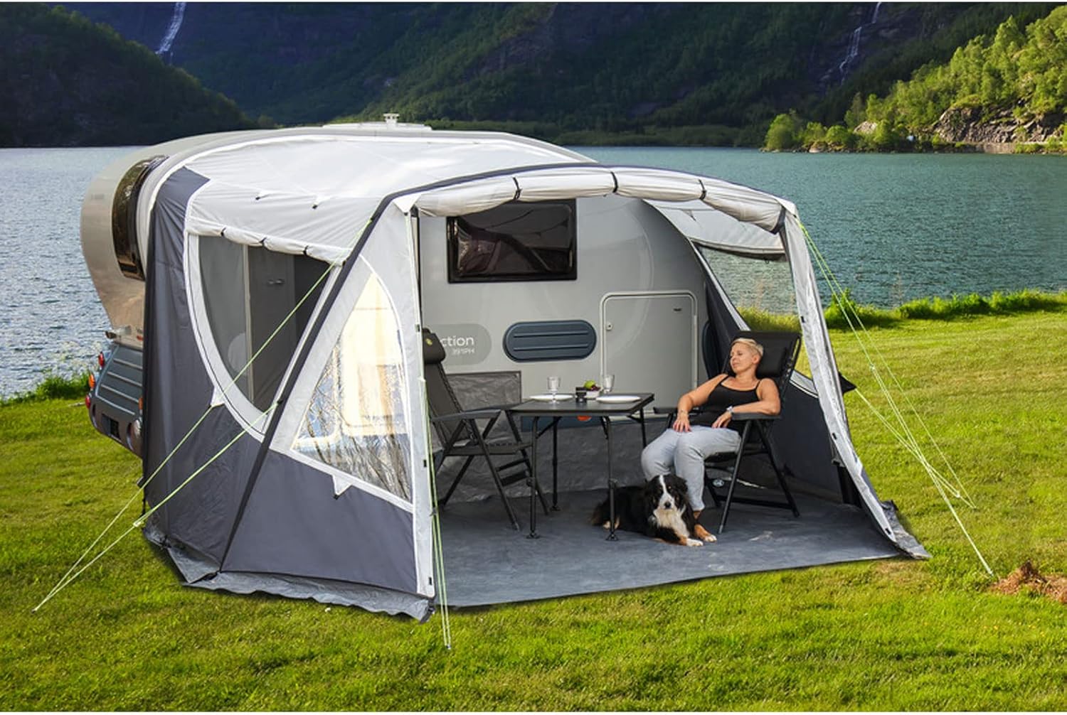 Reimo Tent Technology Vorzelt aufblasbar passend für Adria Action 361 ...