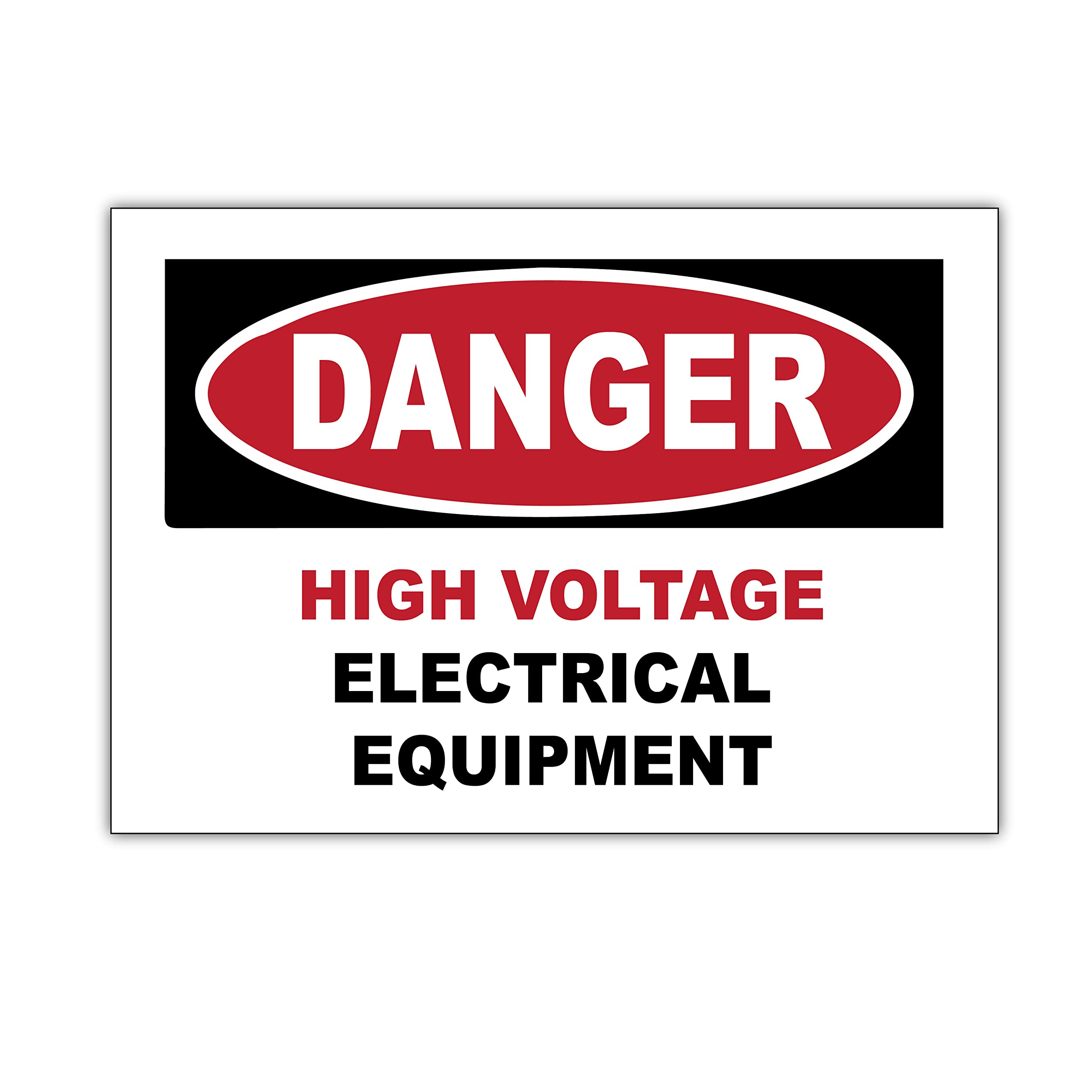 Buy ISEE 360® Danger High Voltage Electrical Equipment Printed ...