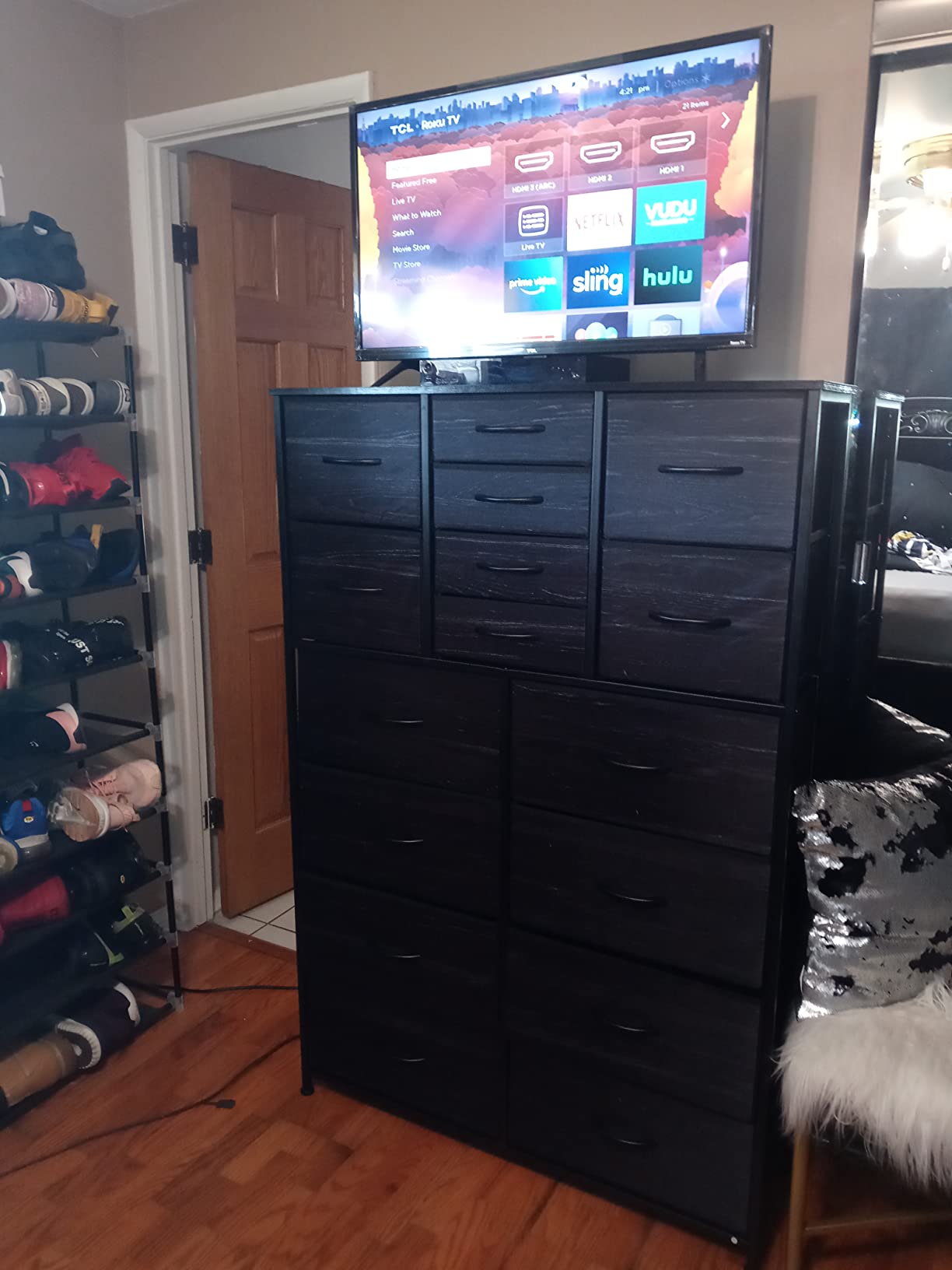 $23/mo - Finance EnHomee 16 Drawer Dresser, Tall Dresser for Bedroom ...