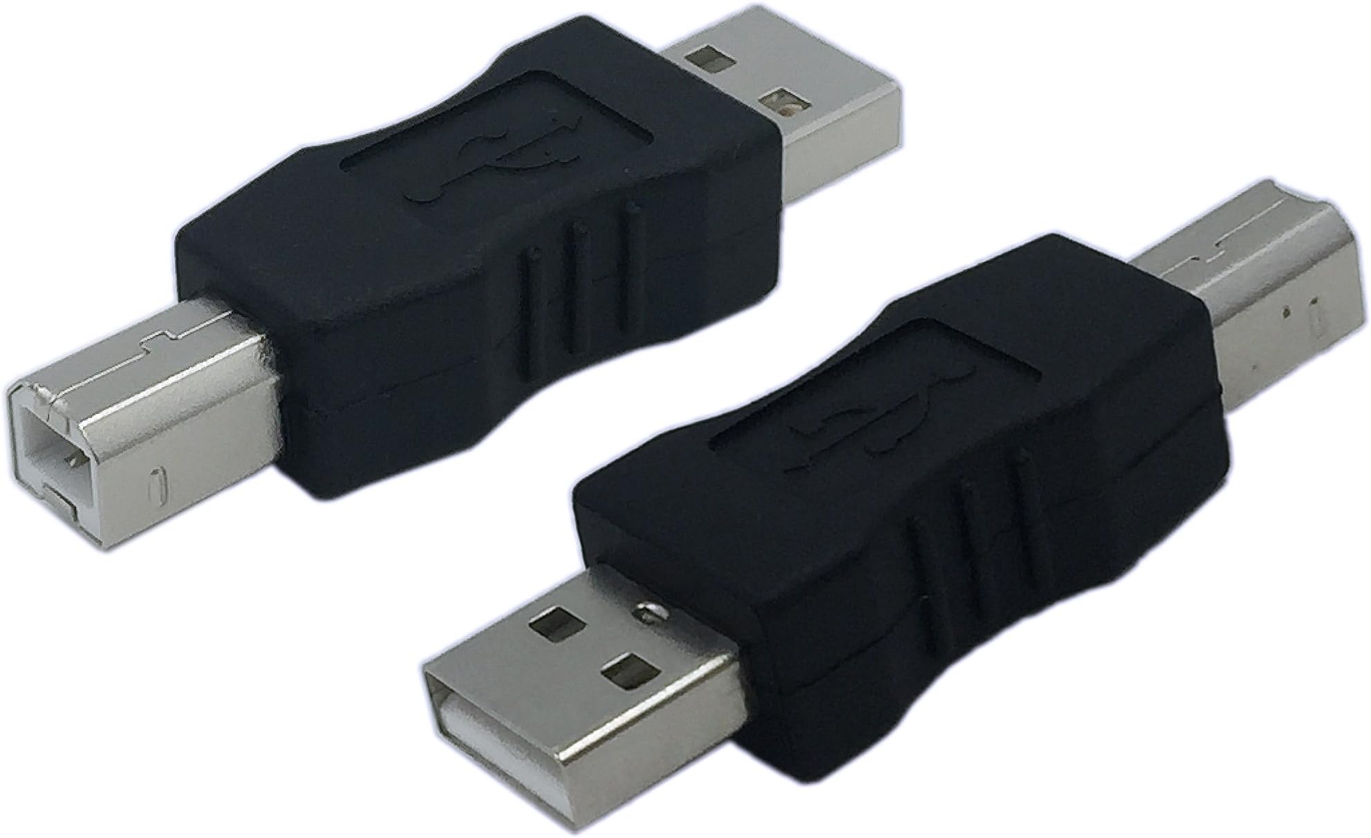 Amazon.com: CERRXIAN USB Type A Male to USB Type B Male Connector ...
