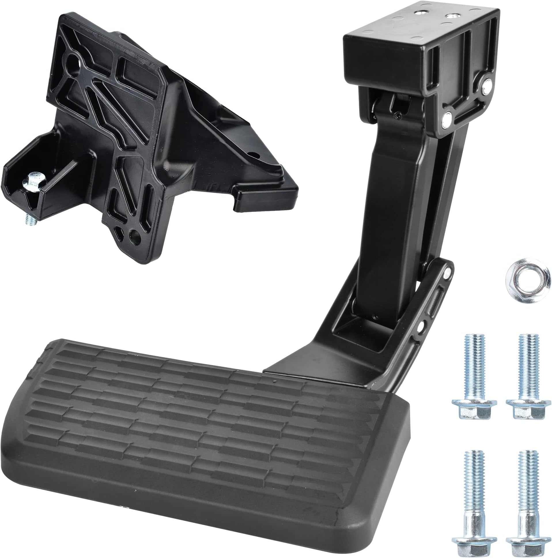 Amazon.com: CYTROBE Rear Truck Bed Step, Folding Retractable Bumper ...