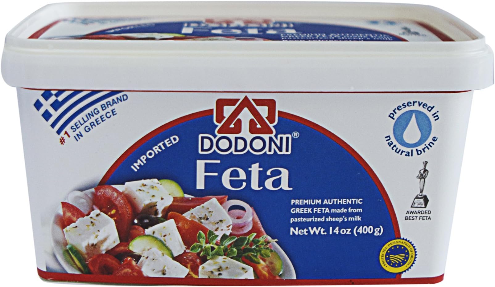 Amazon.com: Dodoni Greek Feta, 14 oz : Grocery & Gourmet Food