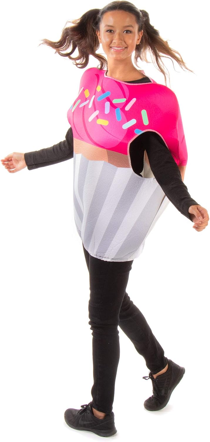 Amazon.com: Chocolate Cupcake Halloween Costume - Cute Food Adult One ...