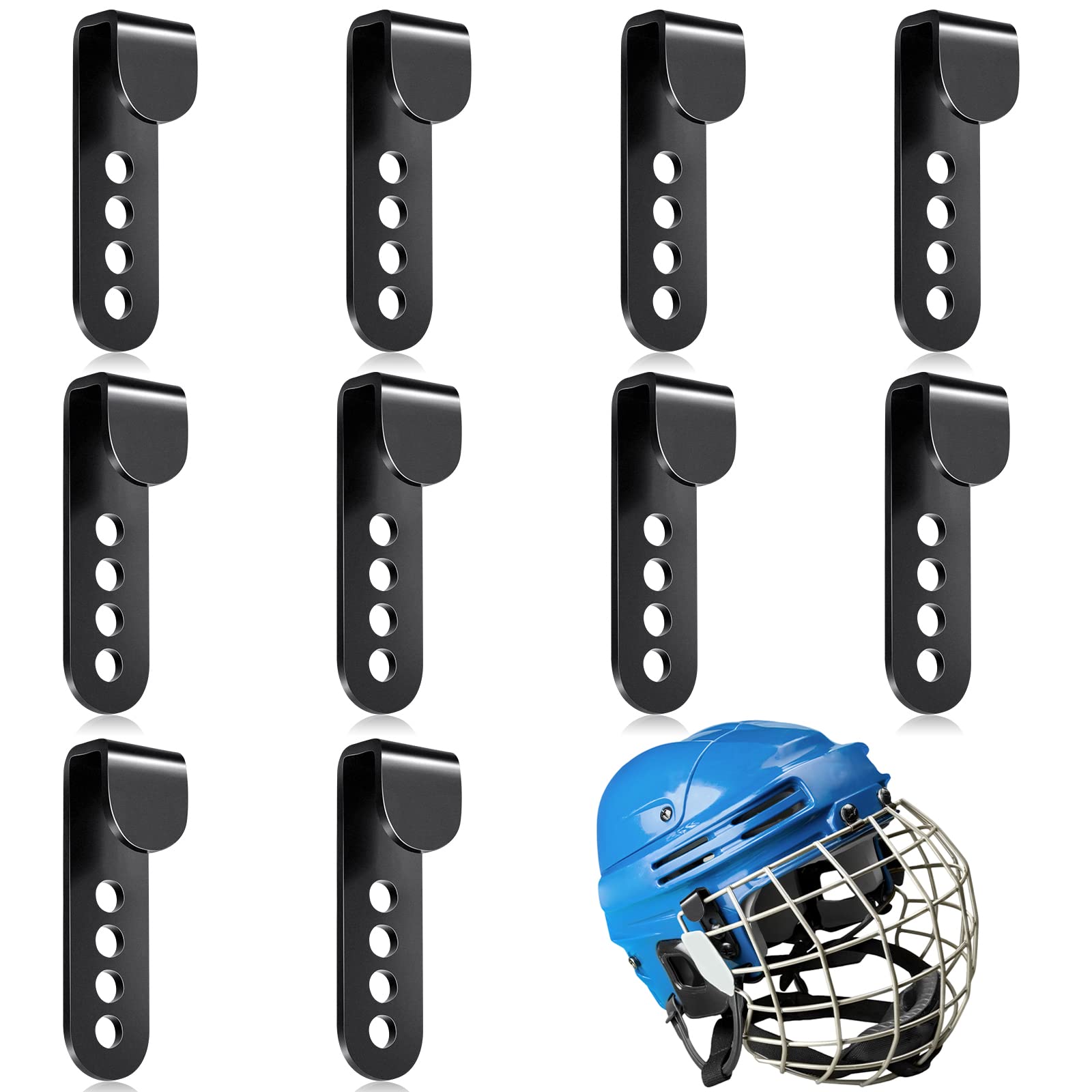 Amazon.com : 5 Pairs Hockey Helmet Cage J-Clips Replacement Hockey ...