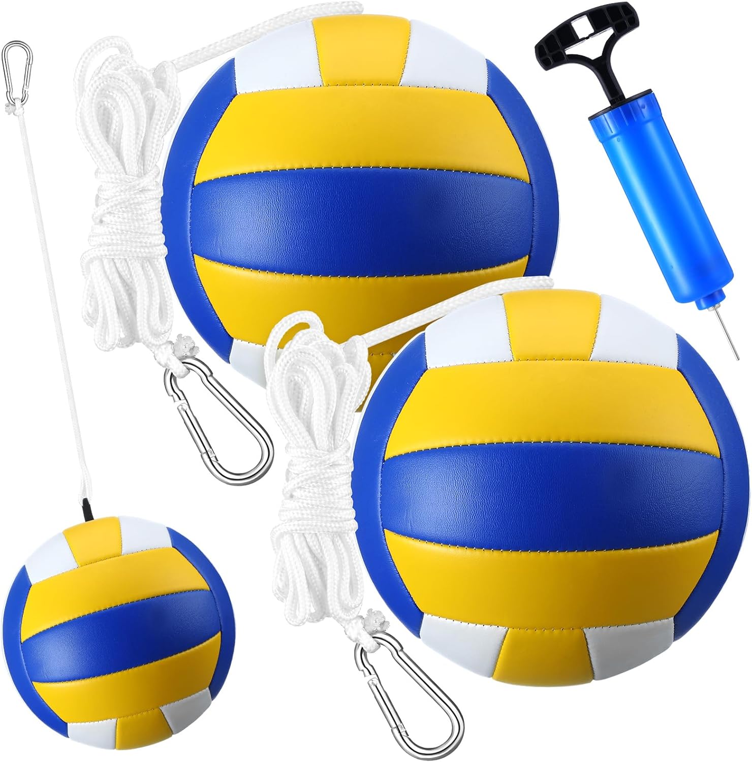 Amazon.com : MiniInflat 2 Pcs Tether Balls and Rope Set Replacement ...