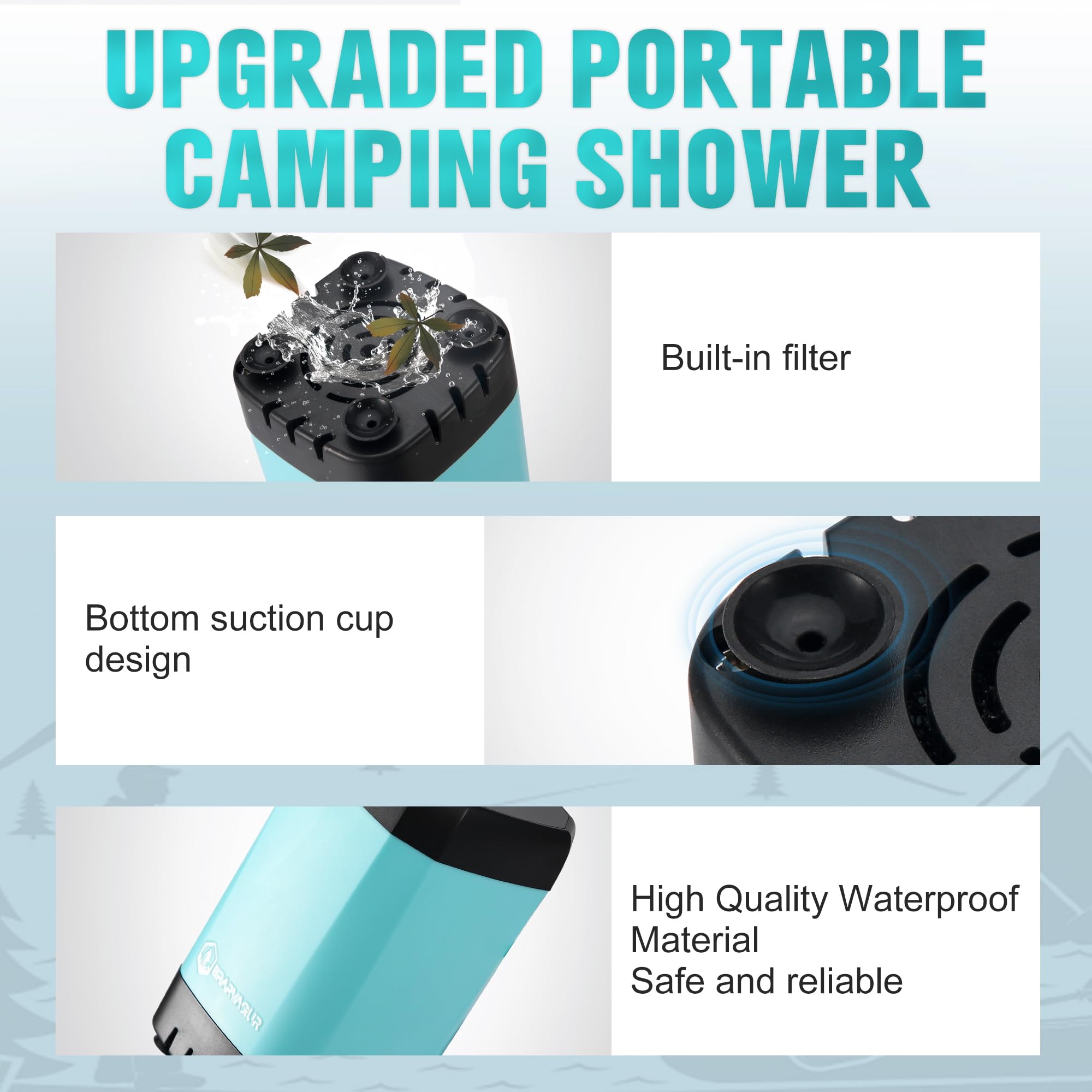 Ann Katy Portable Camping Shower Upgrade Portable Camping Shower ...